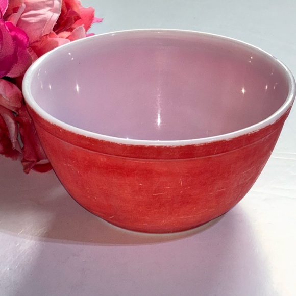Pyrex | Kitchen | Vintage Pyrex Red 42 12 Quart Mixing Nested Bowl Made ...